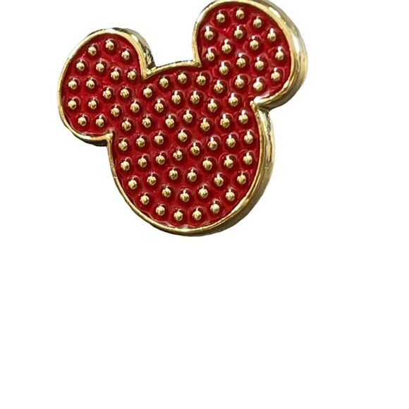 Disney | Jewelry | Disney Mickey Mouse Icon Trading Pin Polka Dot Badge ...